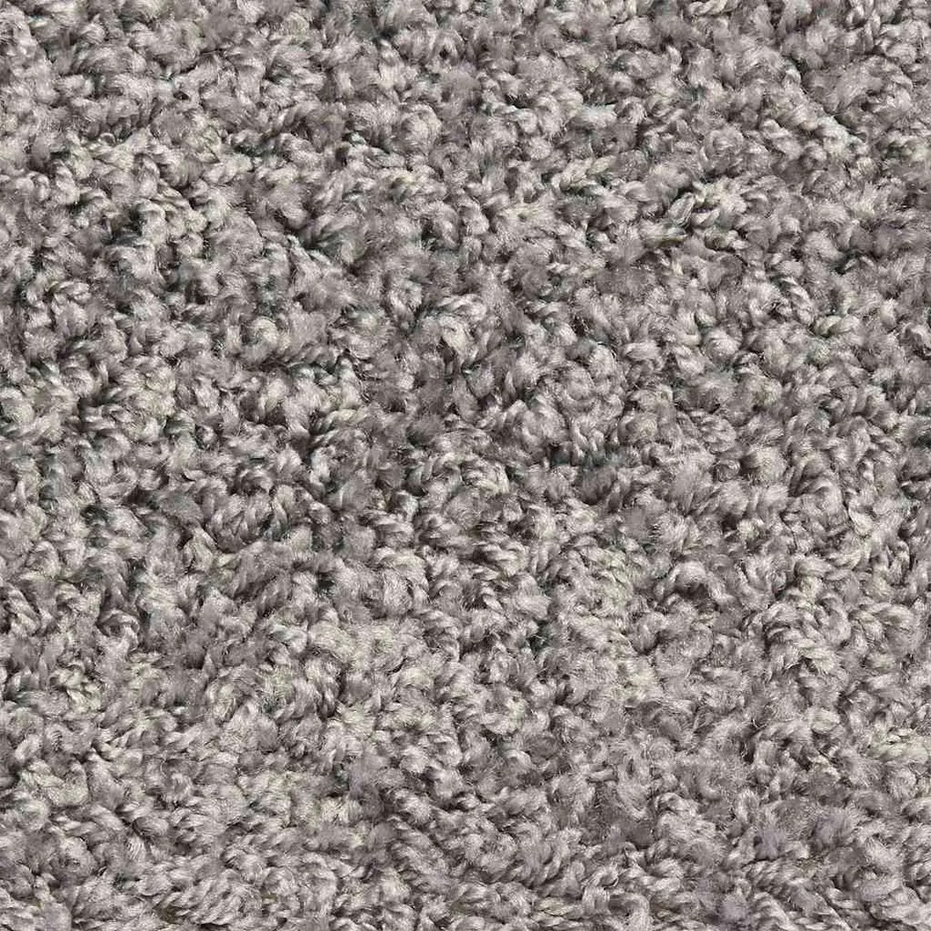 Schodové rohože 10 ks 56 x 17 x 3 cm šedé, půlkulaté 149783