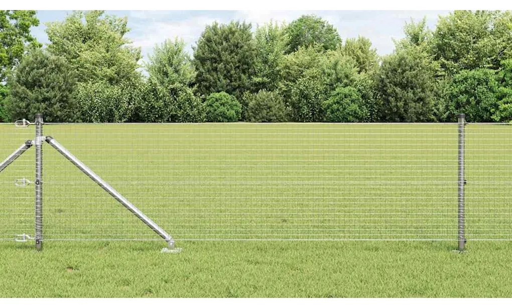 Svařované drátěné ploty s hroty 100 x 0,6 m Pozinkovaná ocel 3352024