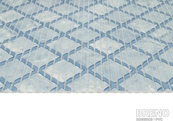Breno Koupelnová pěnová předložka SOFTY-TEX 79835 modré dlaždice, šíře 65 cm, Modrá