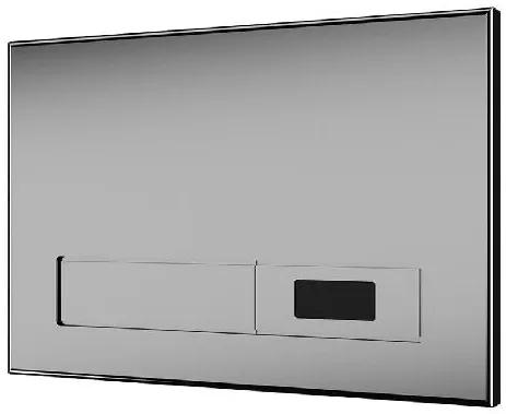 Sanela Příslušenství - Elektronické ovládací tlačítko splachování WC, do rámu SLR 21, nerez SLW 02N