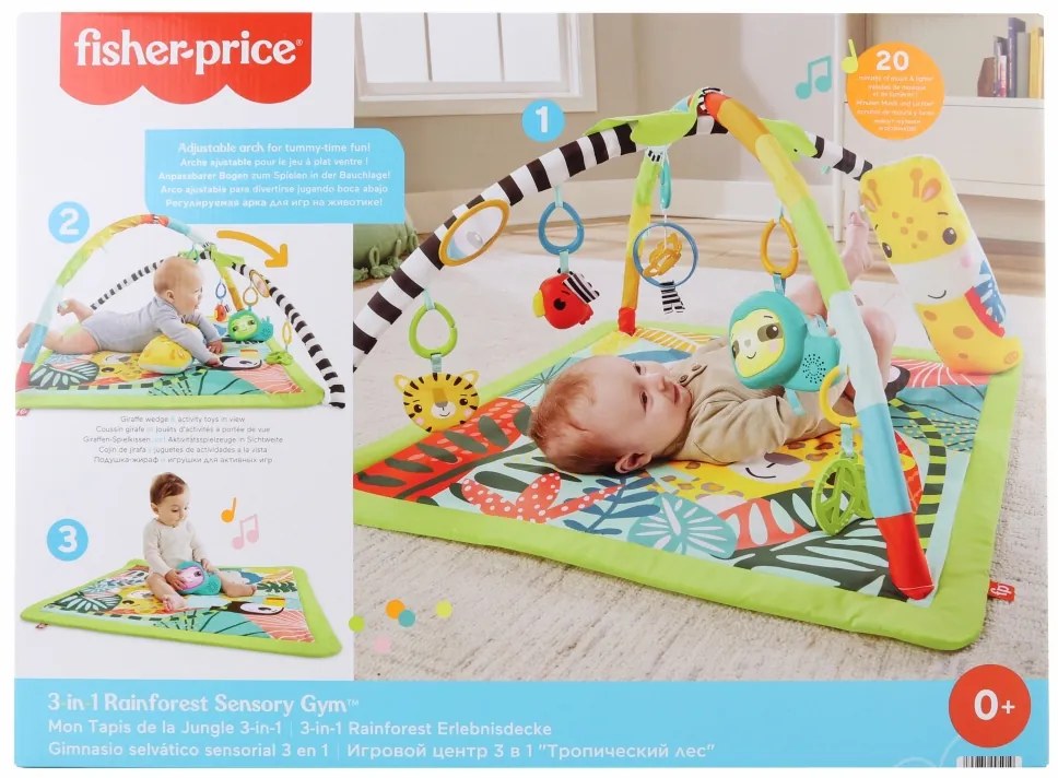 Fisher-Price Hrací dečka se žirafou 3v1 HJW08