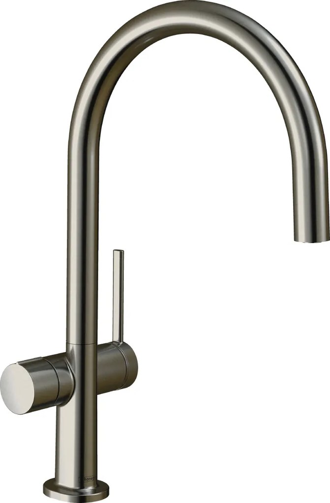 Hansgrohe M54, dřezová baterie Talis 220, s uzavíracím ventilem na spotřebič, vzhled nerezavějící oceli 72805800