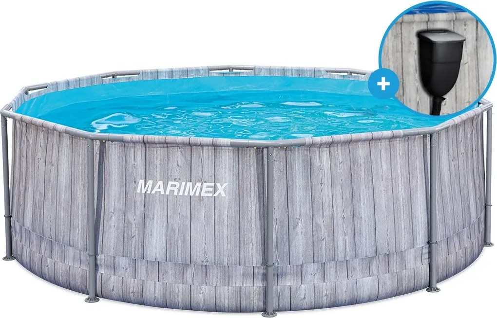 Marimex | Bazén Marimex Florida 3,05x0,91 m se zabudovaným skimmerem - ŠEDÉ DŘEVO | 10340316