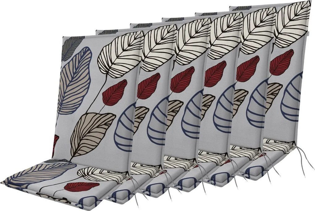 Doppler LIVING 5703 - set 6 ks polstrů na křeslo s vysokým opěradlem