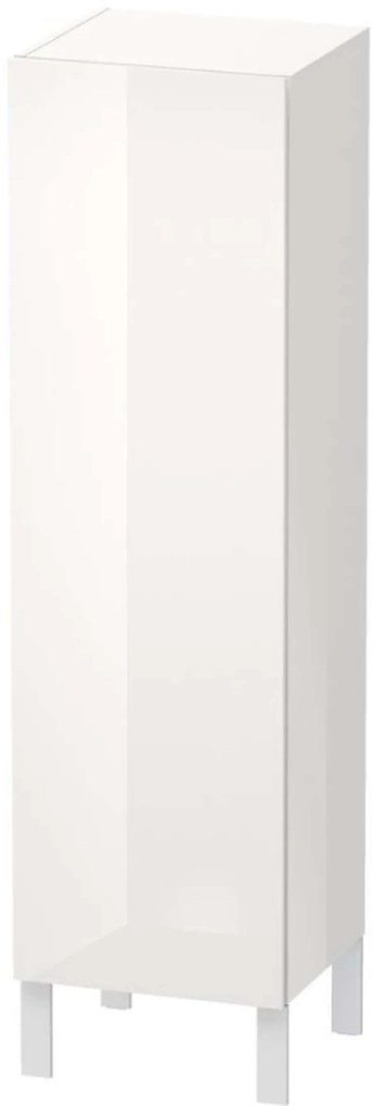 Duravit L-Cube - Skříňka vysoká 132x40x36 cm, pravá, lesklá bílá LC1178R2222