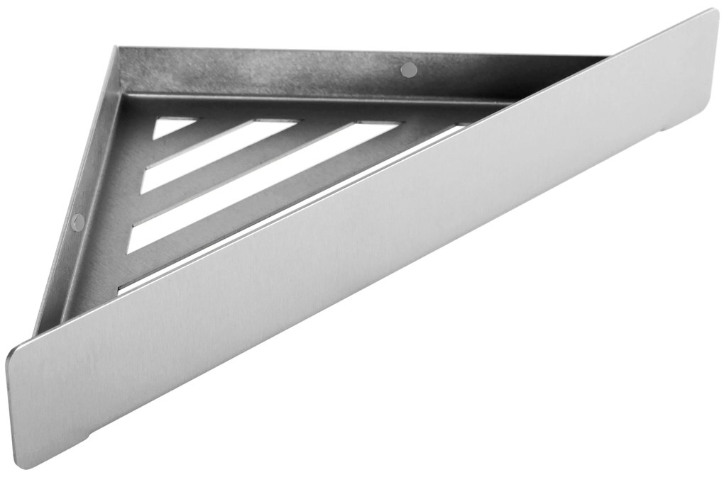 Rea Rea, koupelnová police 285x145x40 mm, SF07, broušená ocel, REA-47005