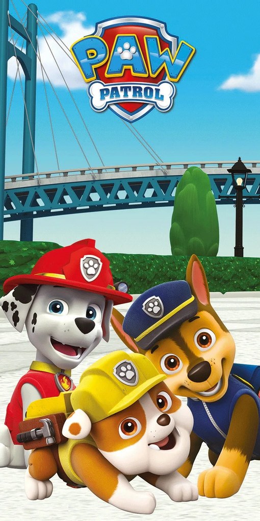 Jerry Fabrics Osuška Paw Patrol JF  - 75x150 cm, 100% bavlna