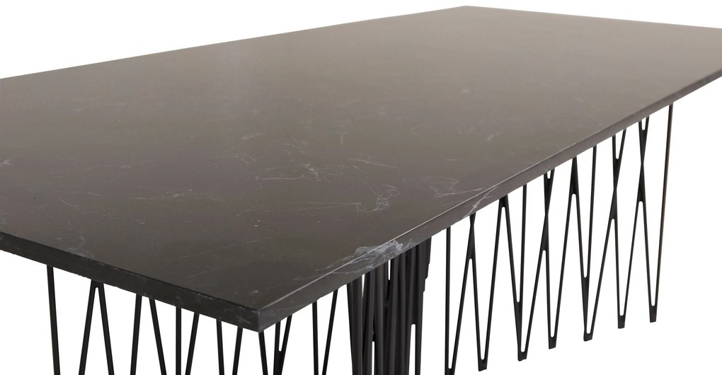 Konferenční stolek Stone, černý, 60x140