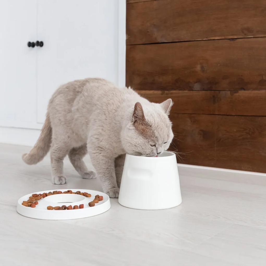 Pet Amour Designová miska pro kočky Ring bílý