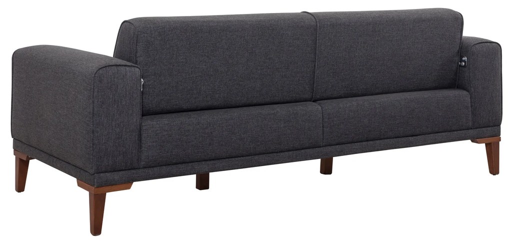 Hanah Home Dvoumístná pohovka LIONES antracitová 223 cm