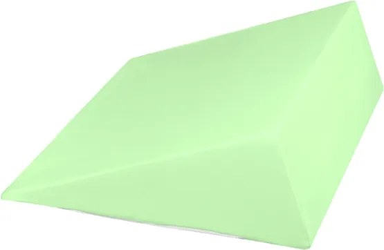 Bellatex Klínový podhlavník 80x50x20 cm Zelená