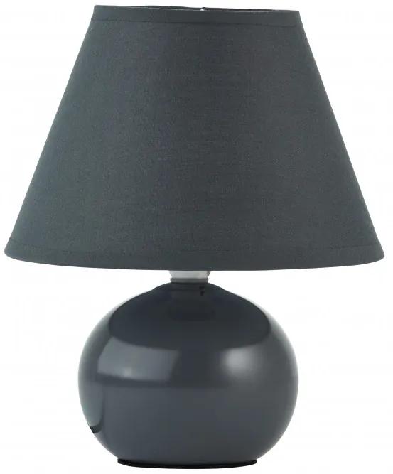 Brilliant61047/63 Keramická stolní lampa PRIMO šedá