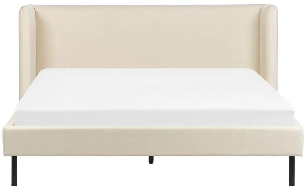 Manželská postel 160 cm Aimei (béžová) (s roštem). 1077672