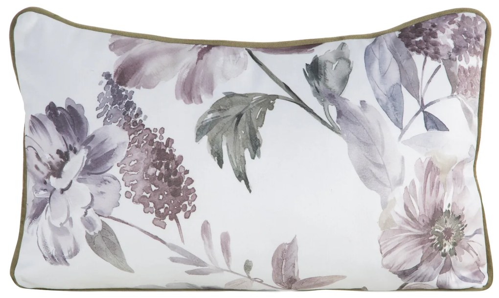 DEKORAČNÍ POLŠTÁŘ PREMIUM ROSALIA 45X30 CM KVĚTY