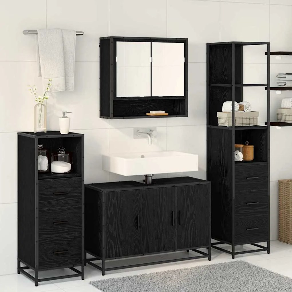 Sada koupelnového nábytku 3 ks Artisanový dub 3402504