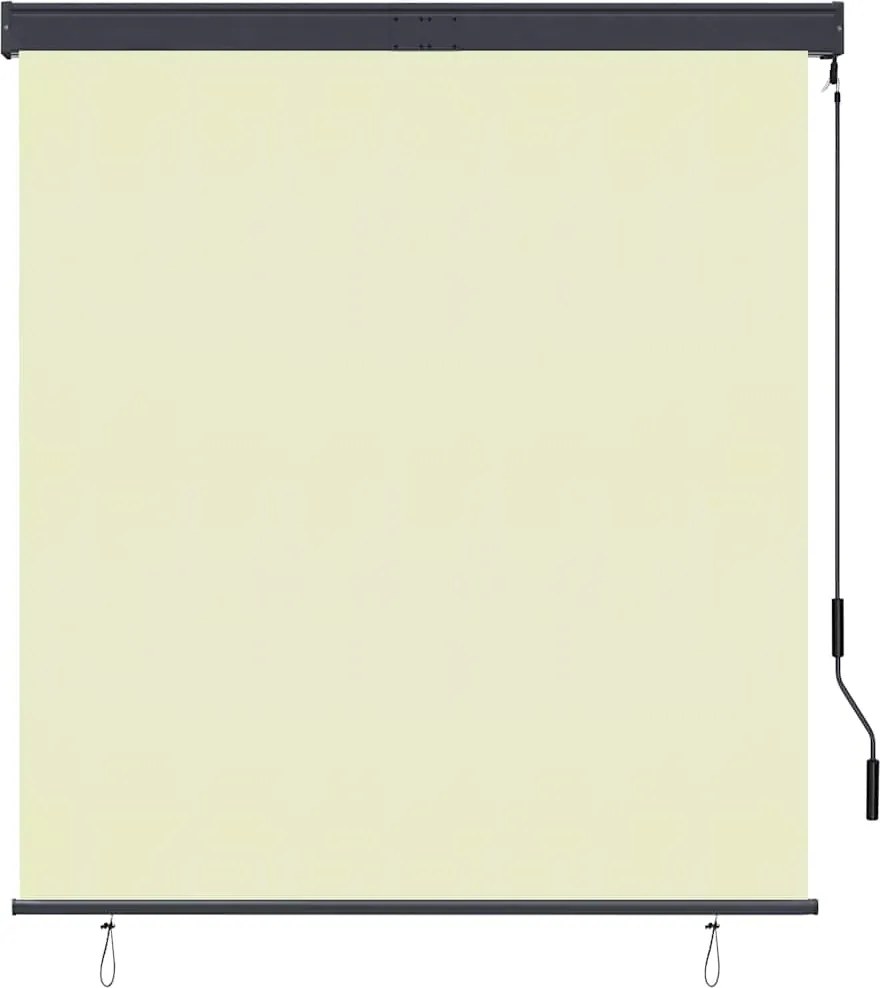 Venkovní roleta 140 x 250 cm krémová 145971