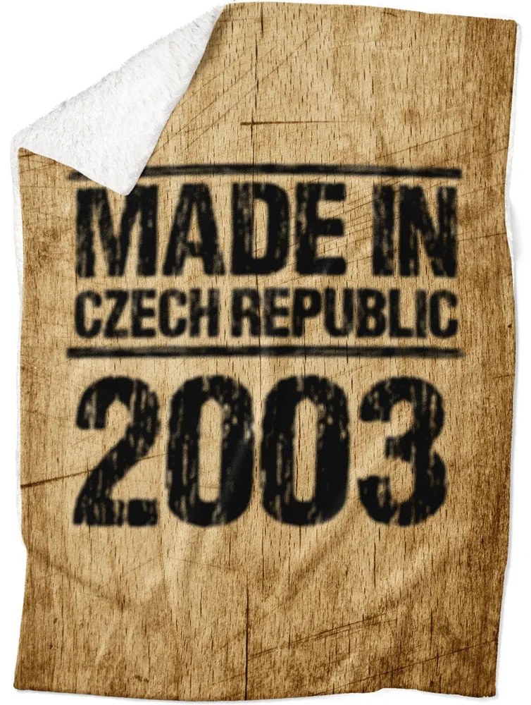 Deka Made In (rok: 2003, Podšití beránkem: ANO)