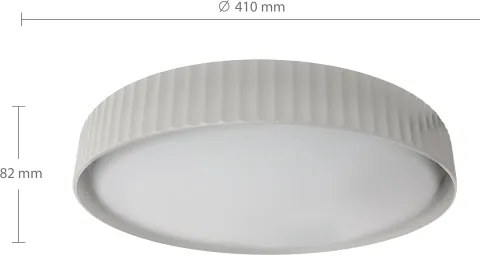 Brilagi - LED Stmívatelné stropní svítidlo LUCIA LED/48W/230V pr. 41 cm bílá+DO