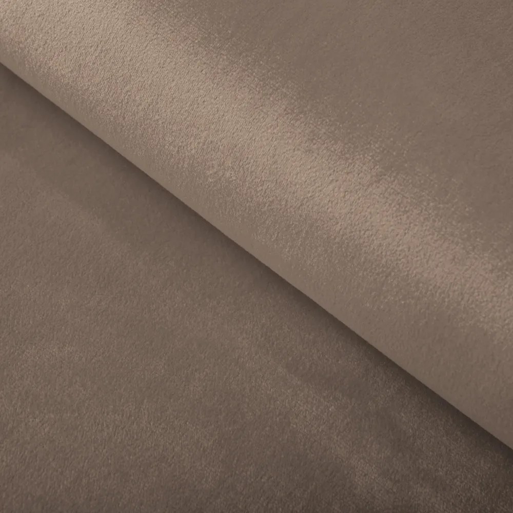Biante Sametový závěs Velvet Premium SVP-005 Světle hnědý - šířka 135 cm 135x150 cm