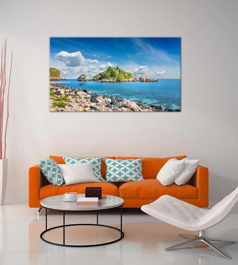 Obraz Isola Bella Itálie Velikost (šířka x výška): 150X85 cm