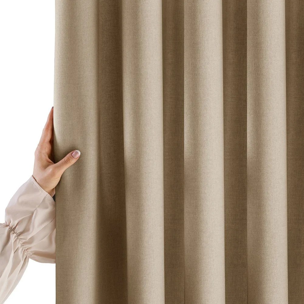 Béžový dimout závěs 200x300 cm Calisto – Filumi