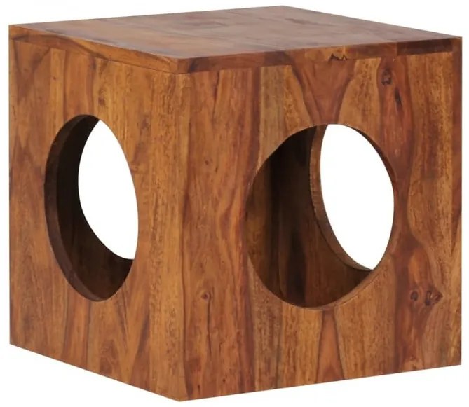 Odkládací stolek z masivního palisandrového dřeva Skyport Paloma