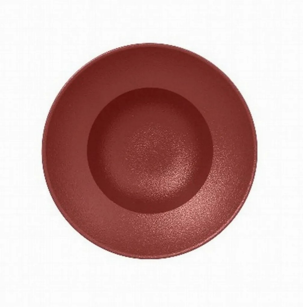 Talíř hluboký 26cm tmavě červená (NFCL x D26DR), Rak Porcelain