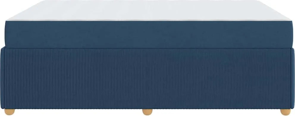 Rám postele Modrá 140 x 200 cm textil 3398398