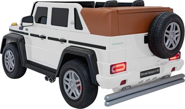 Elektrické autíčko Mercedes Benz MAYBACH G650 STRONG bílé