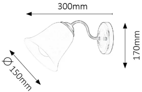 Rabalux 7259 - Nástěnné svítidlo FABIOLA 1xE27/40W/230V bílá