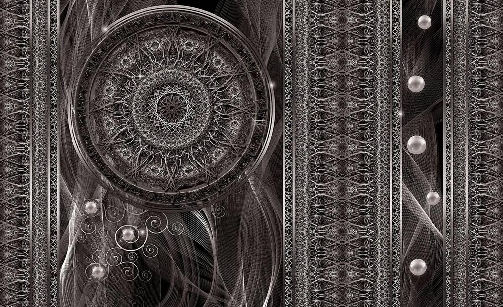 Fototapeta - Abstrakce černobílých snů (254x184 cm)