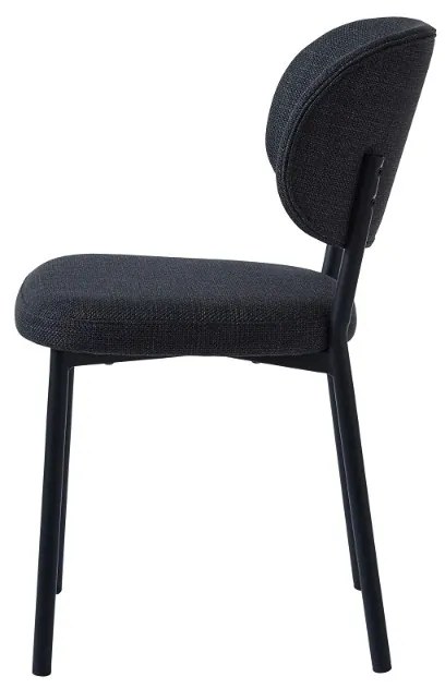 Designová jídelní židle Calixte tmavě šedá