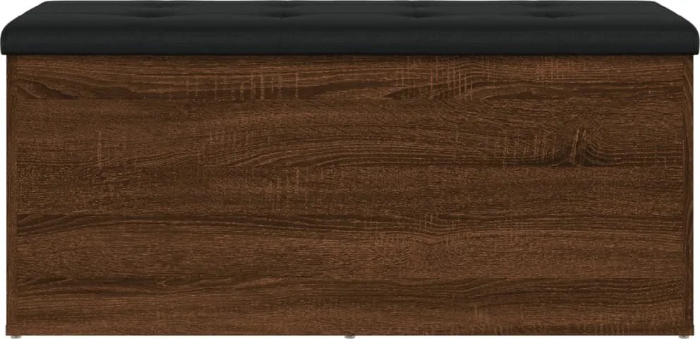vidaXL Úložná lavice 102 x 42 x 45 cm kompozitní dřevo [835055] Barva: dub sonoma