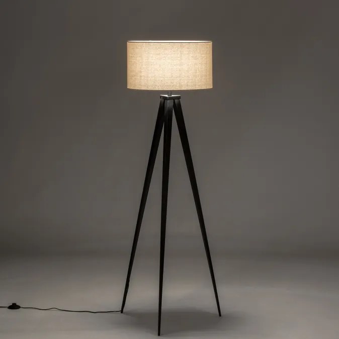 Stojací lampa Kohlmann Limited Taupe and Black
