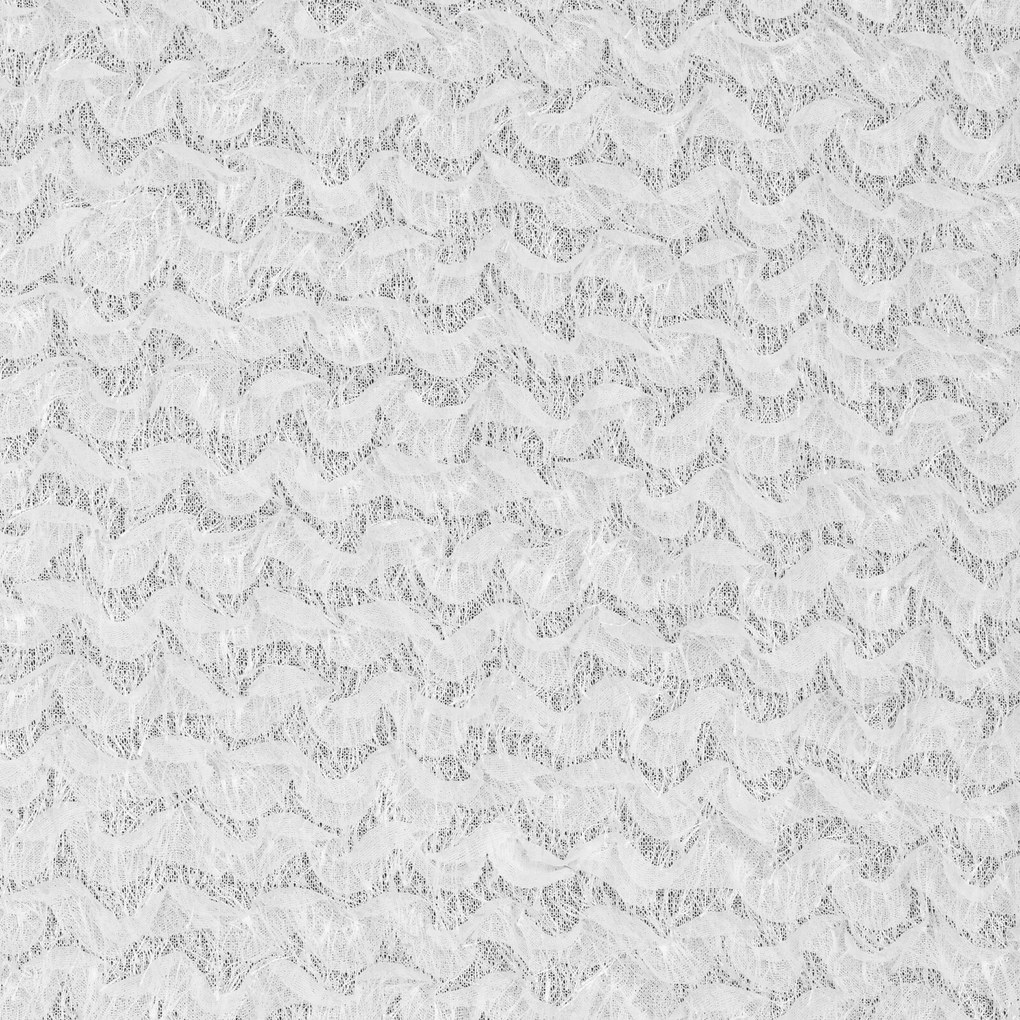 ZÁVĚS NA KROUŽCÍCH TIFFANY 135X250 CM BÍLÁ