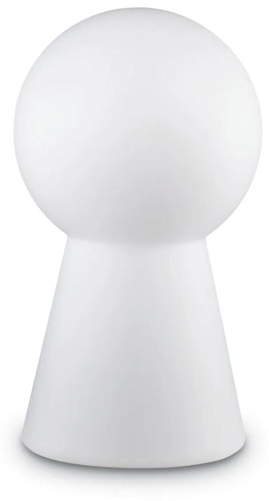 Venkovní stojací lampa Ideal Lux Birillo TL1 outdoor 131955 bílá 22cm