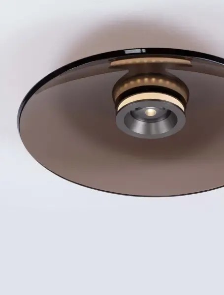 LED stmívatelné nikl moderní stropní svítidlo Esti