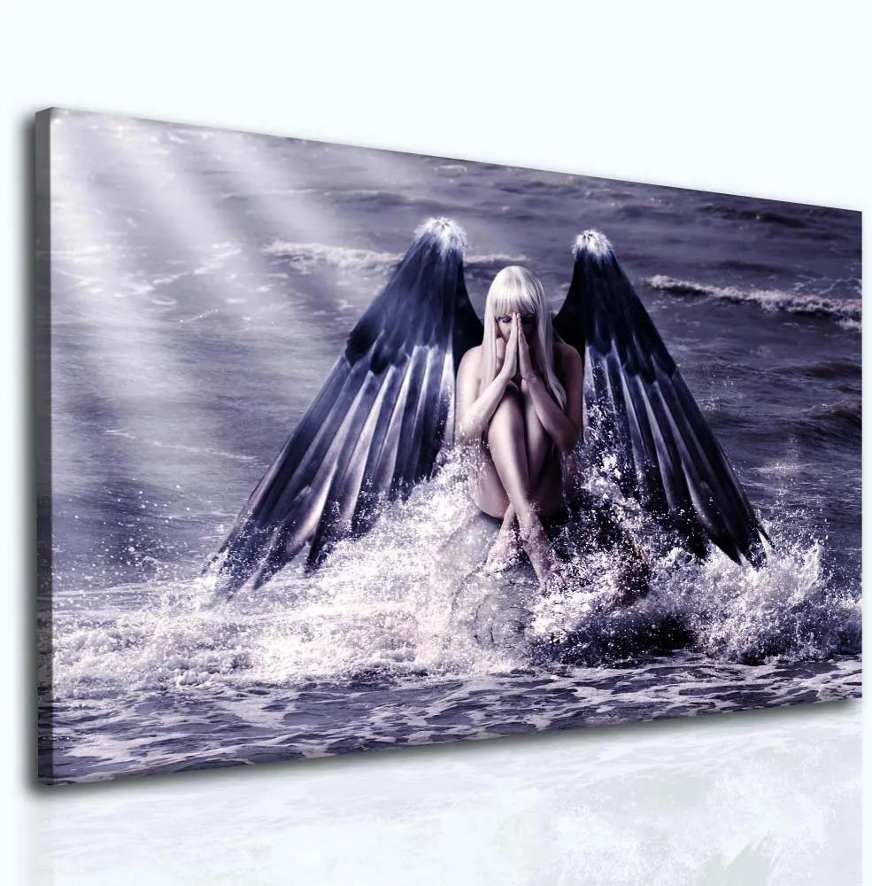 Obraz Andělská modlitba Velikost (šířka x výška): 150x100 cm