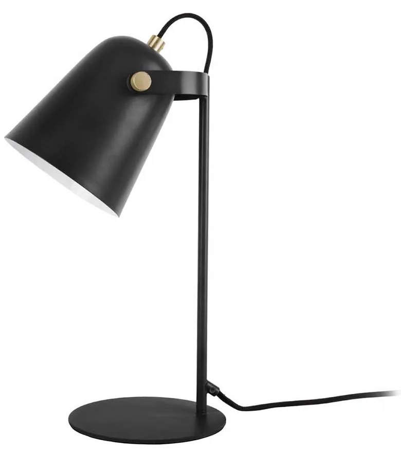 LEITMOTIV Stolní lampa Steady – černá 12,5 x 36 cm