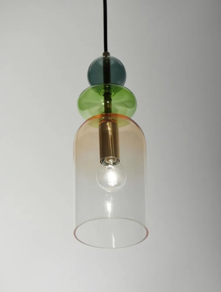 Skleněné závěsné svítidlo ve zlaté barvě ø 11 cm Murano – Nova Luce