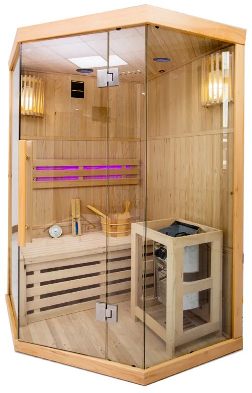 BPS-koupelny Finská sauna Relax HYD-3135 120x120, 1-2 osoby