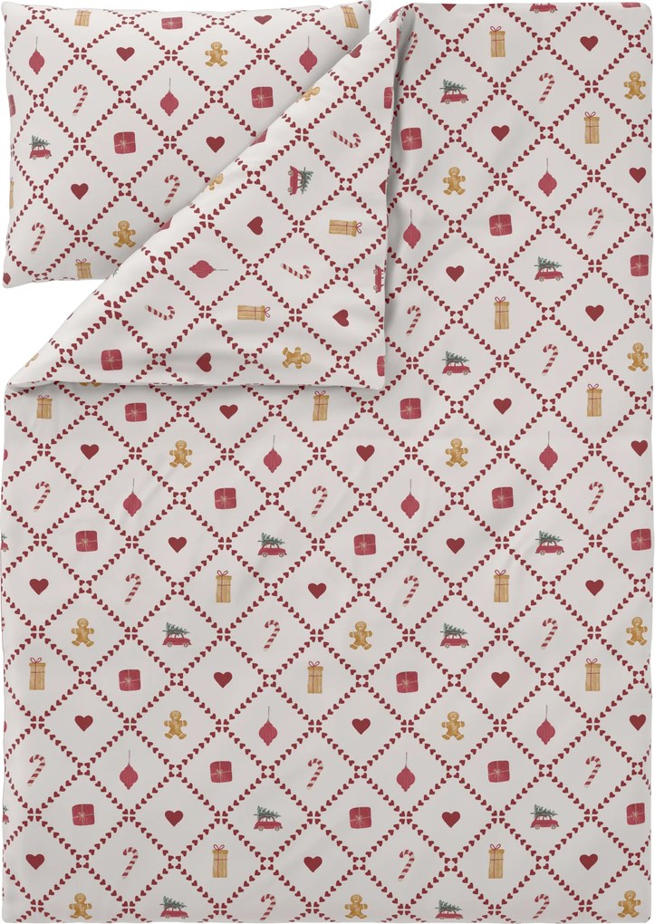 Livarno® Ložní povlečení z mikrovláknitého saténu, 140 x 200 cm, 70 x 90 cm (dárek/perníček/ozdoba)