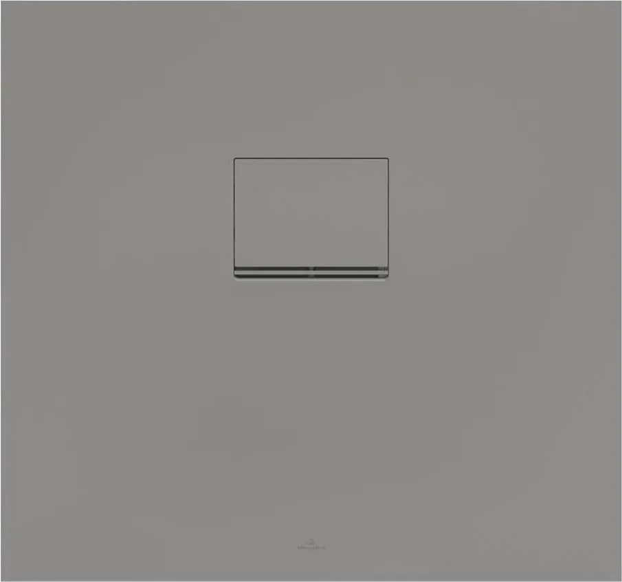 Villeroy & Boch Squaro Infinity - Sprchová vanička, 75x80 cm, šedá UDQ8075SQI2IV-3S
