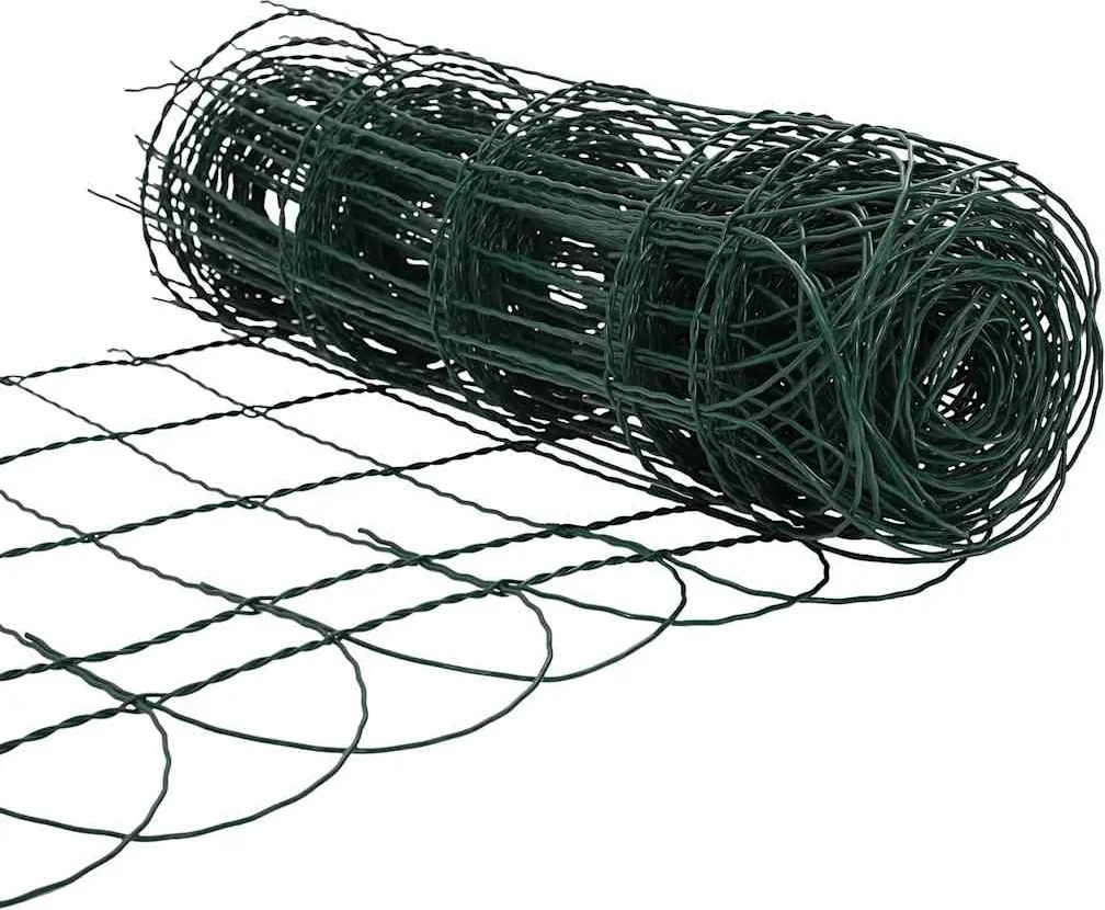 Zahradní plot práškované železo 10 x 0,65 m 141073