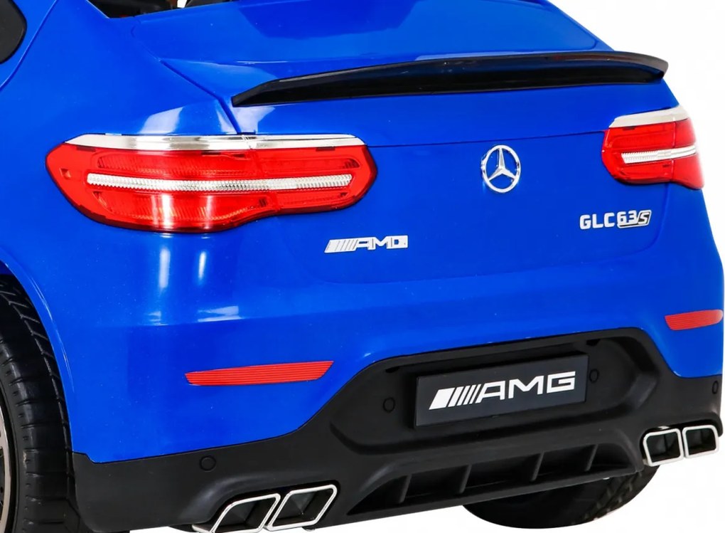 Ramiz Elektrické autíčko Mercedes Benz GLC63S SUV pro děti modré + dálkové ovládání