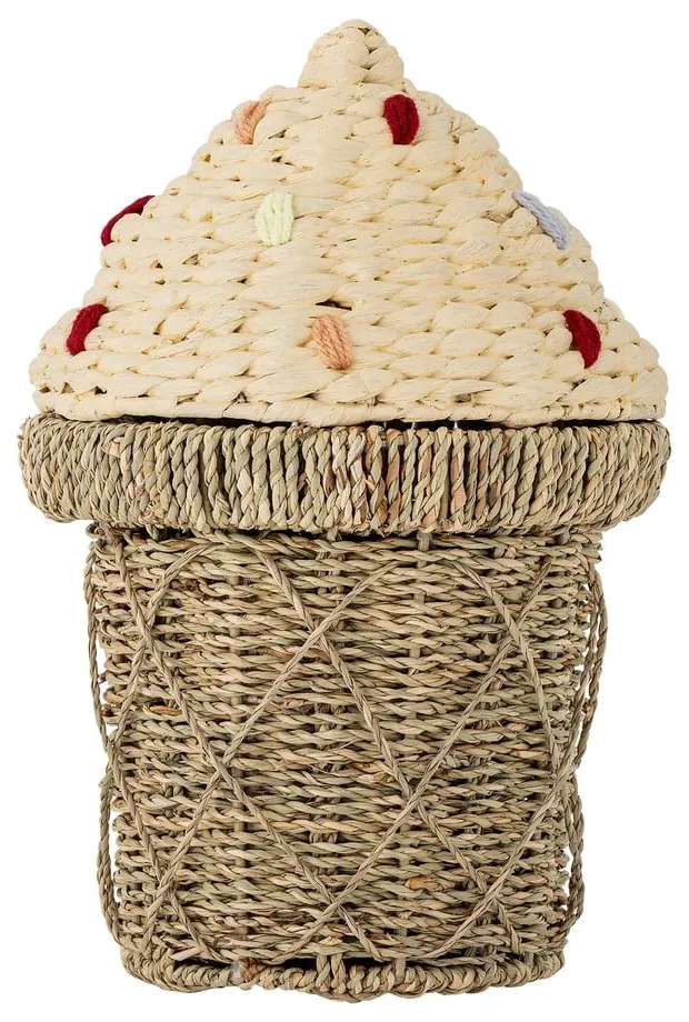Dětský koš na hračky z mořské trávy v přírodní barvě ø 28x41 cm Cillie – Bloomingville Mini Biano.cz