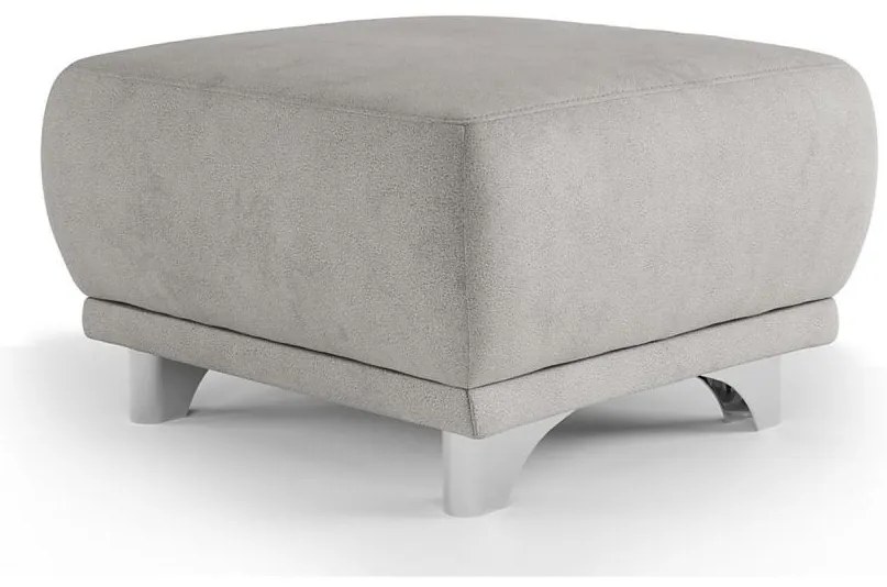 Taburet RIMINI 66x66 cm světle šedá M321800  MARANELLO HOCKER