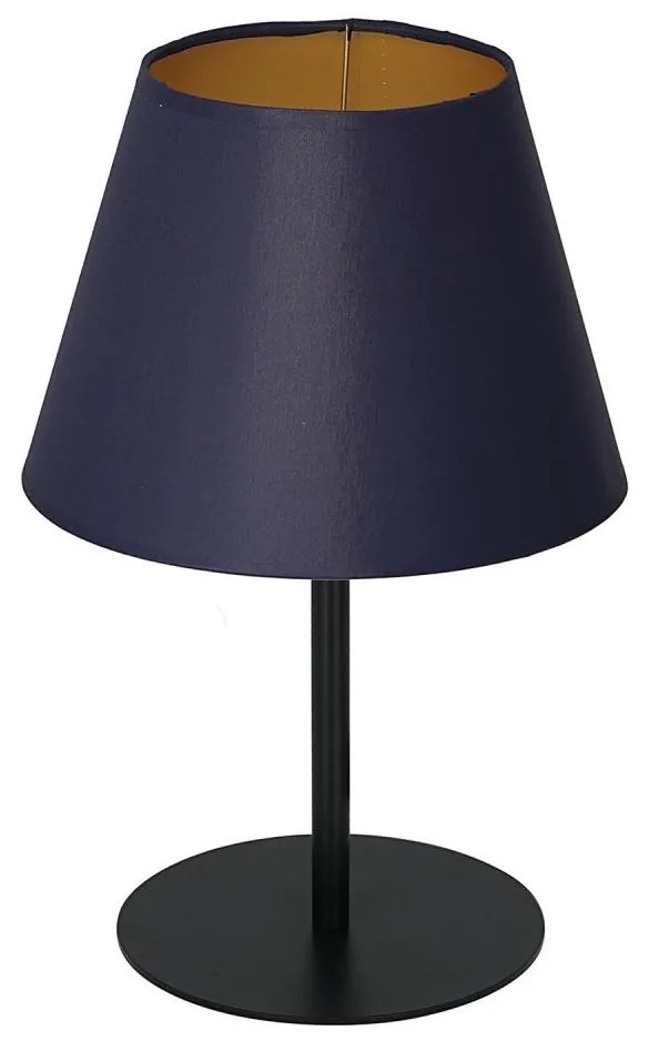 Stolní lampa ARDEN 1xE27/60W/230V pr. 20 cm fialová/zlatá