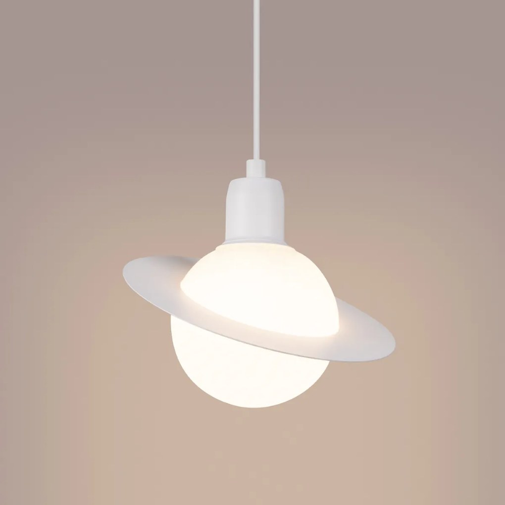 Sollux Lighting Závěsné svítidlo HYPERION 1 bílé