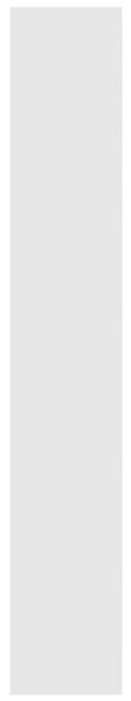 Botník bílý 63x24x147 cm kompozitní dřevo - Default Title